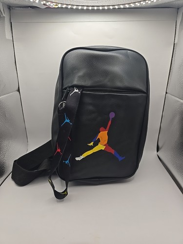 Nike Air Jordan Unisex Sling Bag Backpack Leather | eBay