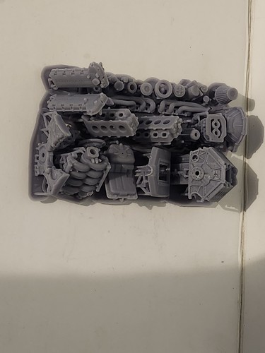 1/24 1/25 scale model car parts 3d Print Ford Coyote motor engine | eBay