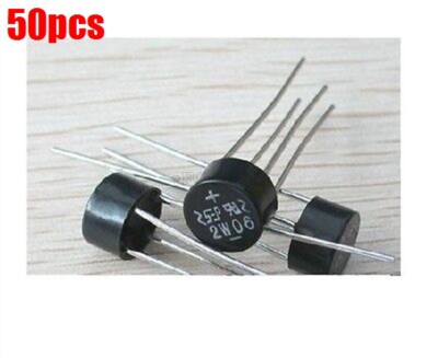 50Pcs Bridge Rectifier 2W06 2A 600V Diode 2 Amp 600 Volt Full Wave ...
