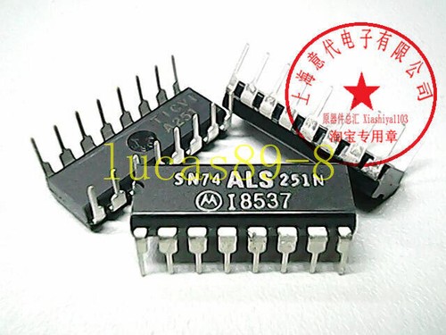 5PCS SN74ALS251N IC SELECTOR/MUX 1OF8 3ST 16-DIP 74ALS251 ALS251 ...