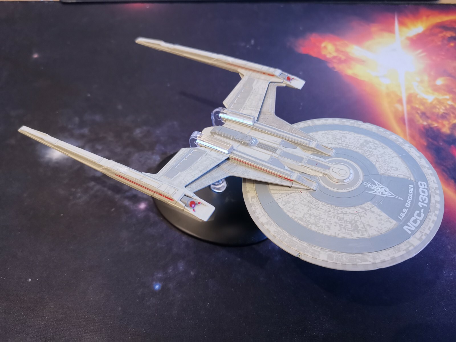 SHEPARD CLASS USS KERALA CUSTOM DECALS Star Trek Discovery EAGLEMOSS ...