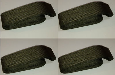 STRAP NYLON 2 X 60 OD GREEN LOOPED EXTRACTION HARNESS RAPPELLING CARGO ...