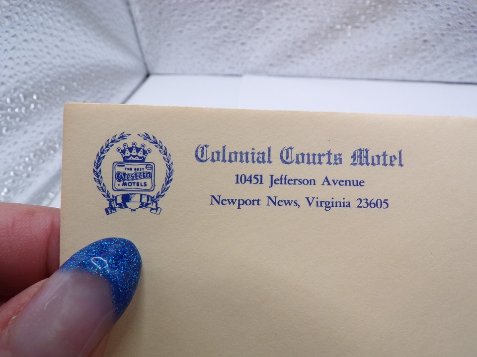 VTG Lot of 5 Envelopes Colonial Courts Motel | eBay