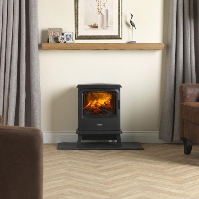 Dimplex BYP20 Opti-Myst Bayport Freestanding Electric Wood Effect Stove ...