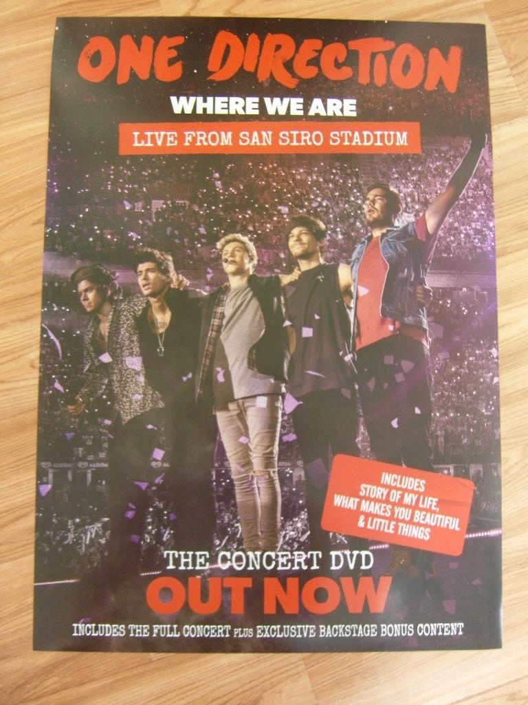 One Direction Where We Are Poster