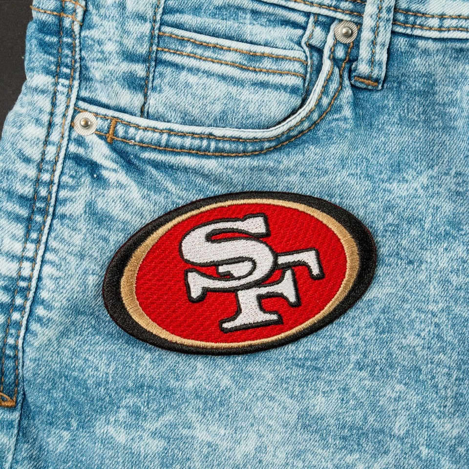 San Francisco 49ers Patch, American Football Team Logo, Embroidered ...