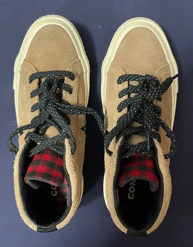 CONVERSE ALL STAR ONE STAR BROWN LEATHER US SIZE MEN 4 WOMEN 6 ...