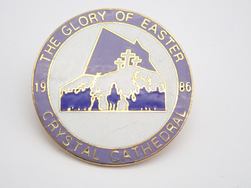The Glory of Easter Crystal Cathedral Vintage Lapel Pin | eBay