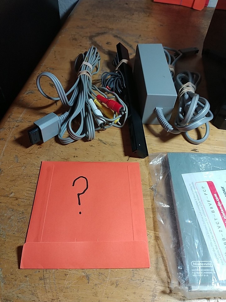 *BUNDLE* Nintendo Wii Model RVL-101 USA Black Video Game Console-Tested ...