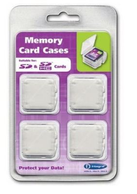 Integral Secure Digital SD, SDHC Camera Memory Card Storage Cases 4 ...