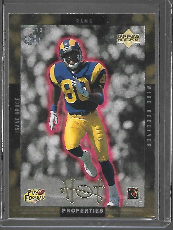 1996 Upper Deck Hot Properties Gold Carl Pickens Isaac Bruce #HT-13 HOF ...