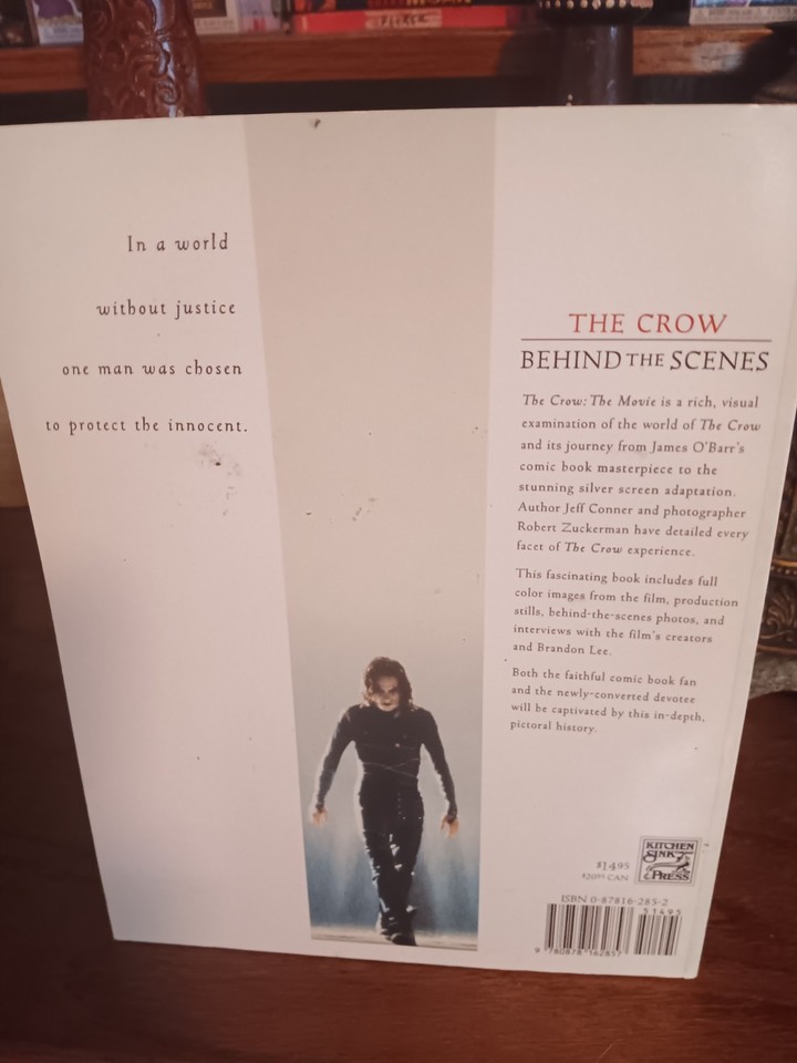 The Crow: The Movie Paperback Book (First Printing 1994) | eBay