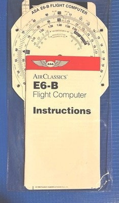 2020 ASA Air Classics E6-B Flight Computer With Case New | eBay