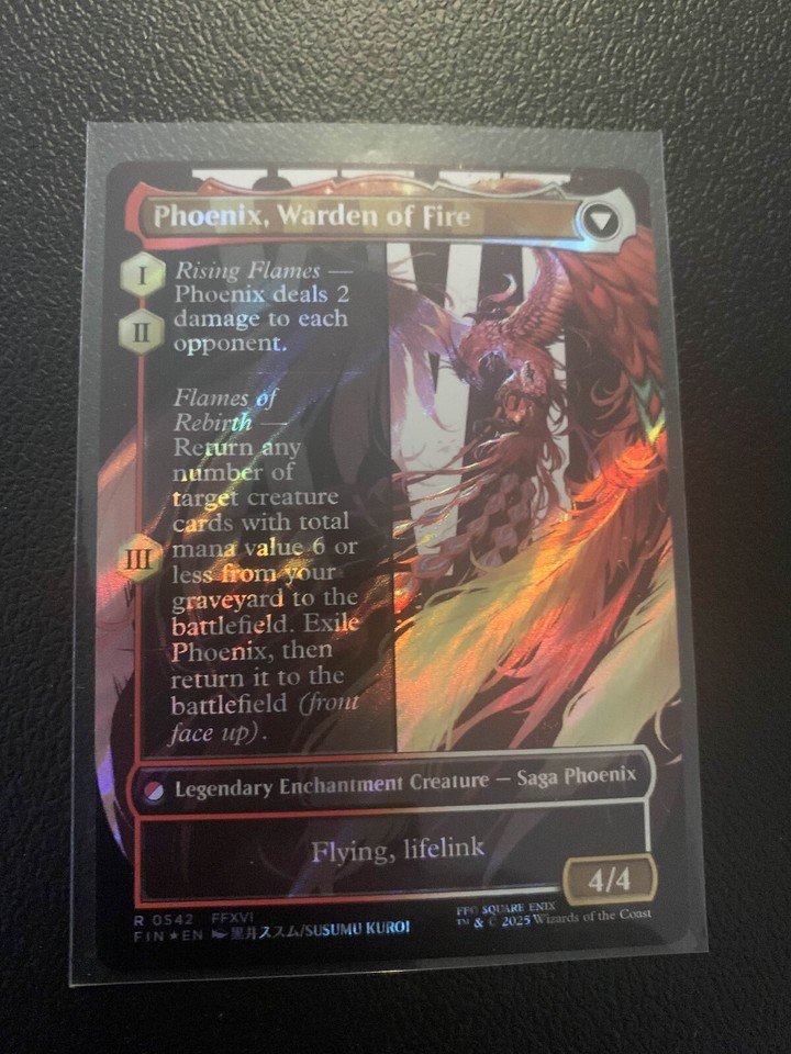 MTG Magic Final Fantasy Joshua Phoenix's Dominant BORDERLESS SURGE FOIL ...