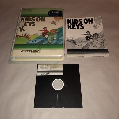 HTF Commodore 64 & 128 Computer Game KIDS ON KEYS Complete CIB UNTESTED ...