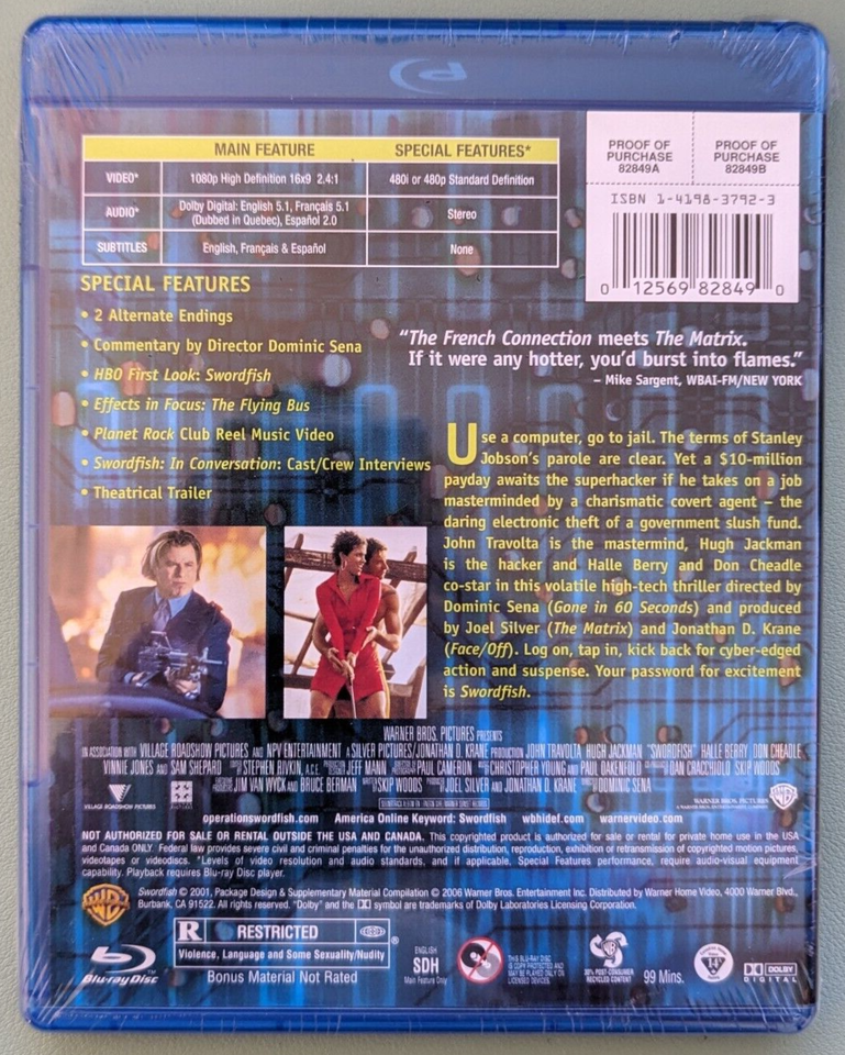 Swordfish (Blu-ray, 2006) | eBay