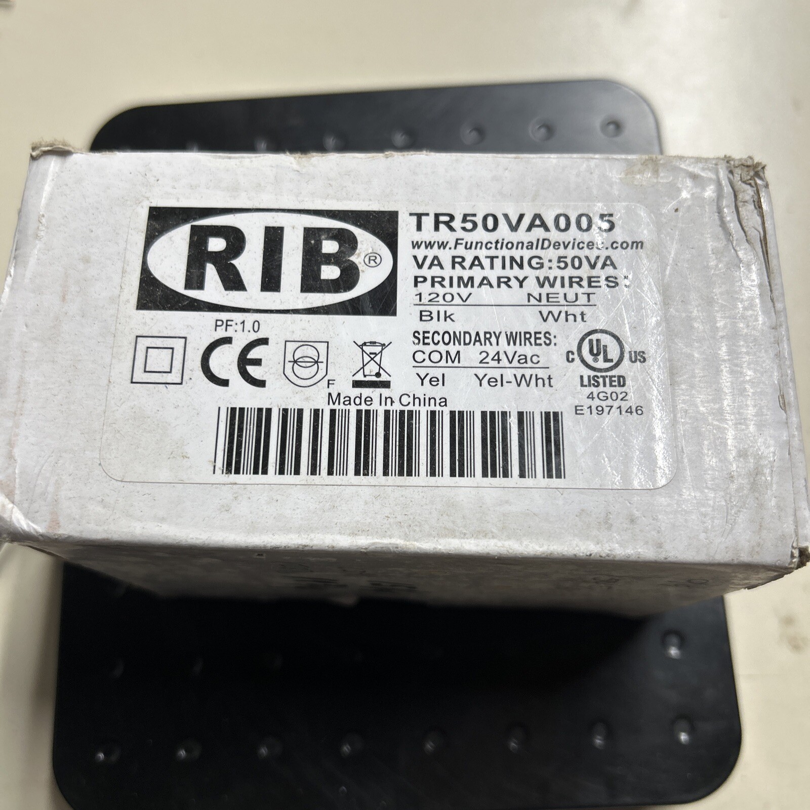 Functional Devices Inc / Rib TR50VA005 Class 2 Transformer 24vac 50 VA ...