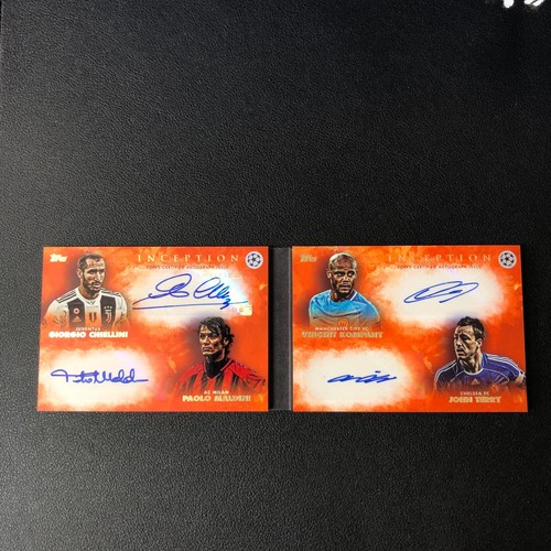2022 Topps Inception UCL Auto Book Chiellini/Maldini/Kompany/Terry ...