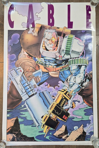 VTG Marvel Press Cable Poster 1993 Art Thibert John Stracuzzi | eBay