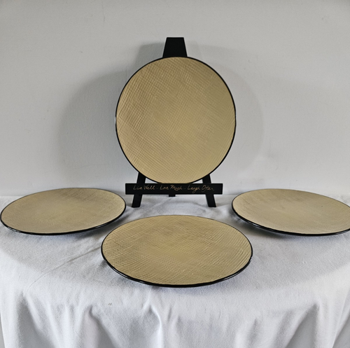 Set of 4 Serena Bass Petty Bold-Palazzo Sald/Desert Salad Plates 7"D ...