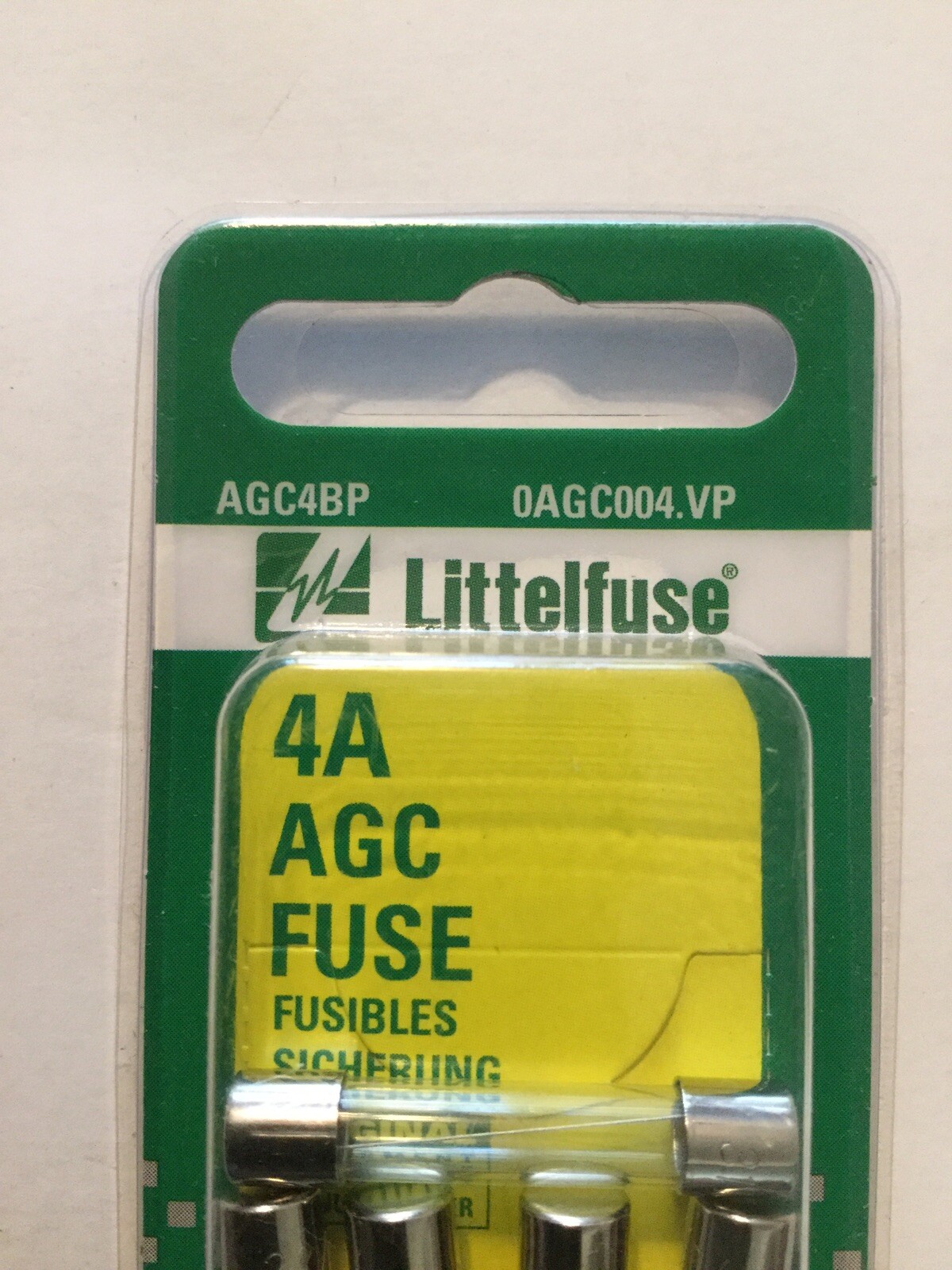 0AGC004.VP Littelfuse 4 Amp AGC Fuse - Automotive AGC4BP | eBay