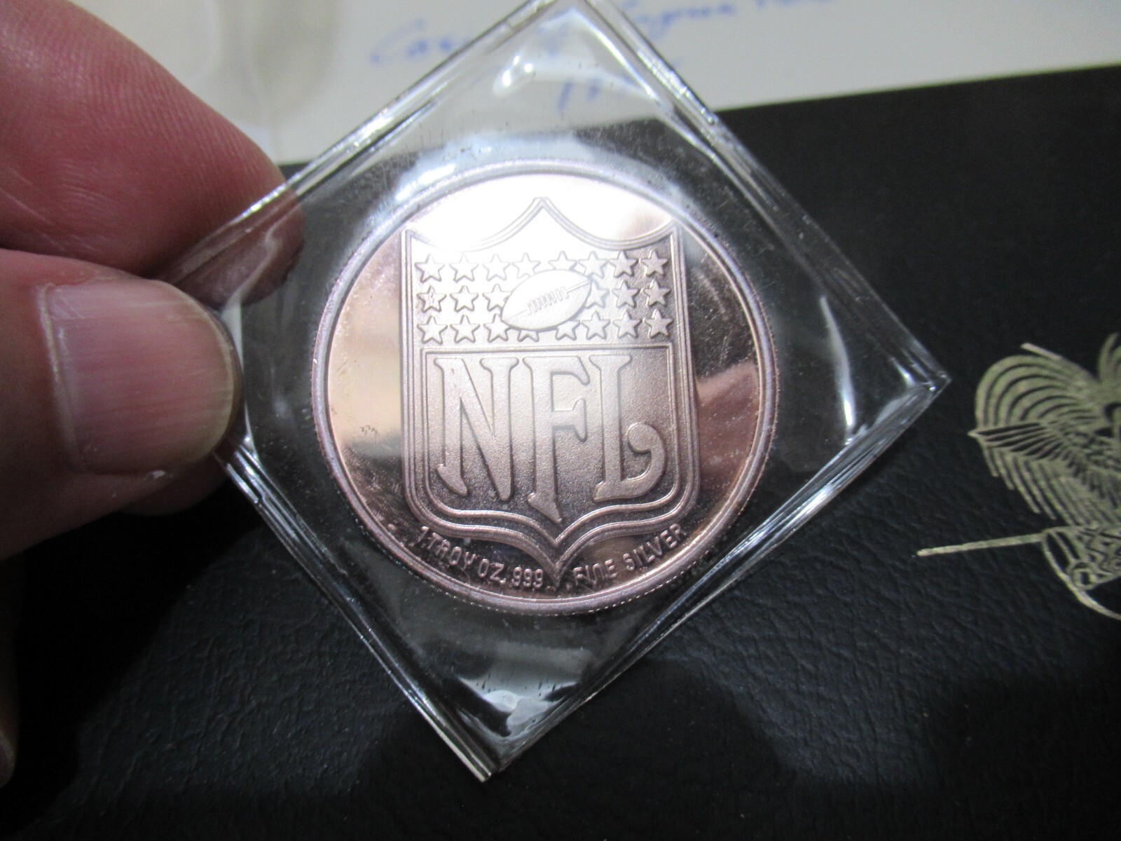 Rare 1993 NEW YORK GIANTS Football NFL 1oz 999 FINE Silver art bar ...