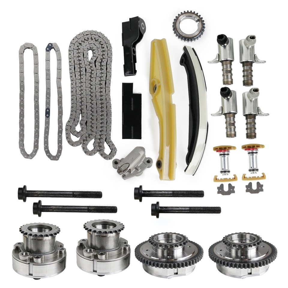 Timing Chain Kit With VVT Cam Phasers for Ford F-150 Lincoln MKX 3.5L ...