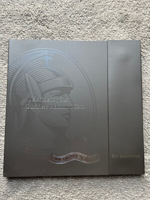 American Express (Amex) UK Business Platinum Card Welcome Pack with ...
