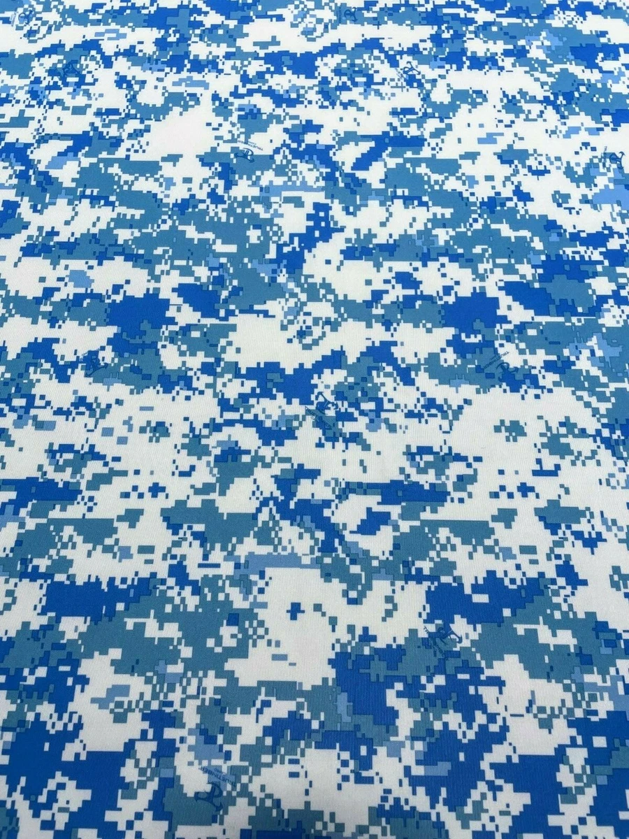 Blue Digital Camouflage