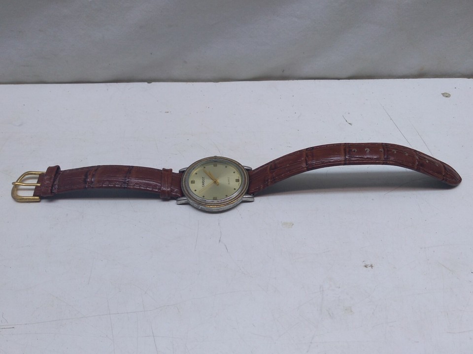 Cardot R-L Analog-Quartz Men Stainless Crocodile Grain Leather ...