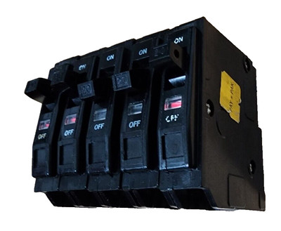 (Lot of 5) Square D QO120 Type QO 1 Pole 20 AMP 120/240VAC Circuit ...