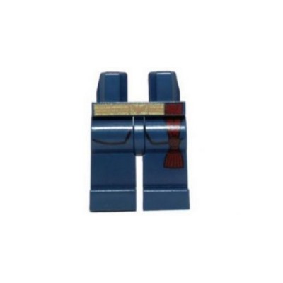 LEGO - Minifig, Hips and Legs with Cavalry Gold Belt and Dark Red Sash ...