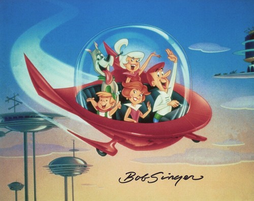 BOB SINGER SIGNED 8x10 PHOTO FLINTSTONES SCOOBY DOO JETSONS ANIMATOR ...
