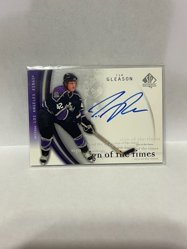 2005-06 SP Authentic - Sign of the Times Tim Gleason #TG (AU) for sale ...