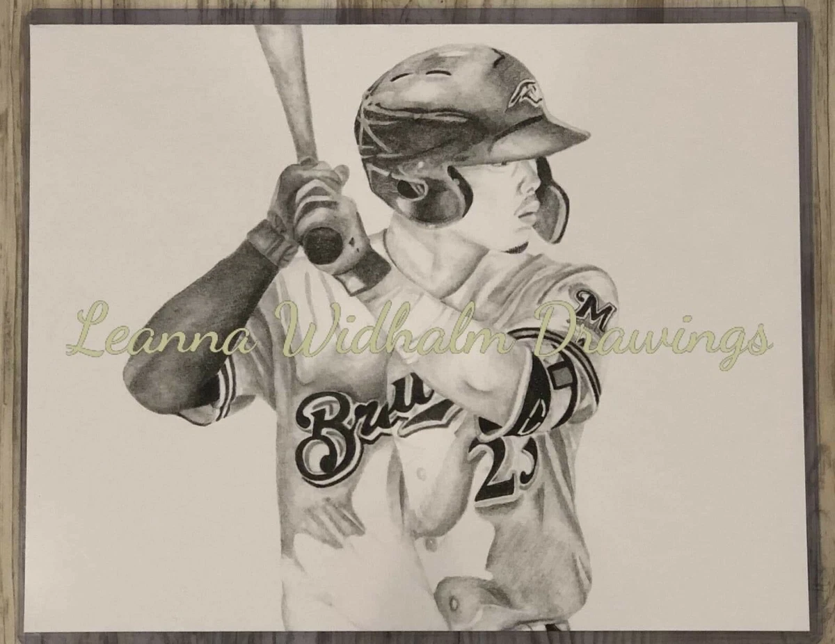 Baseball Pencil Drawing