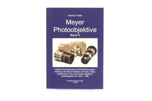 Hartmut Thiele - Meyer Photo Objectives Volume II | eBay
