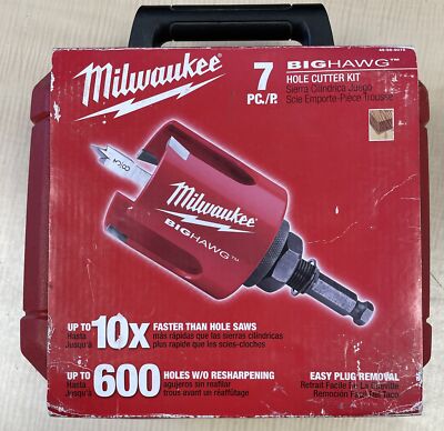 Milwaukee 49-56-9075 7-Piece Big Hawg Kit NEW OPEN BOX | eBay