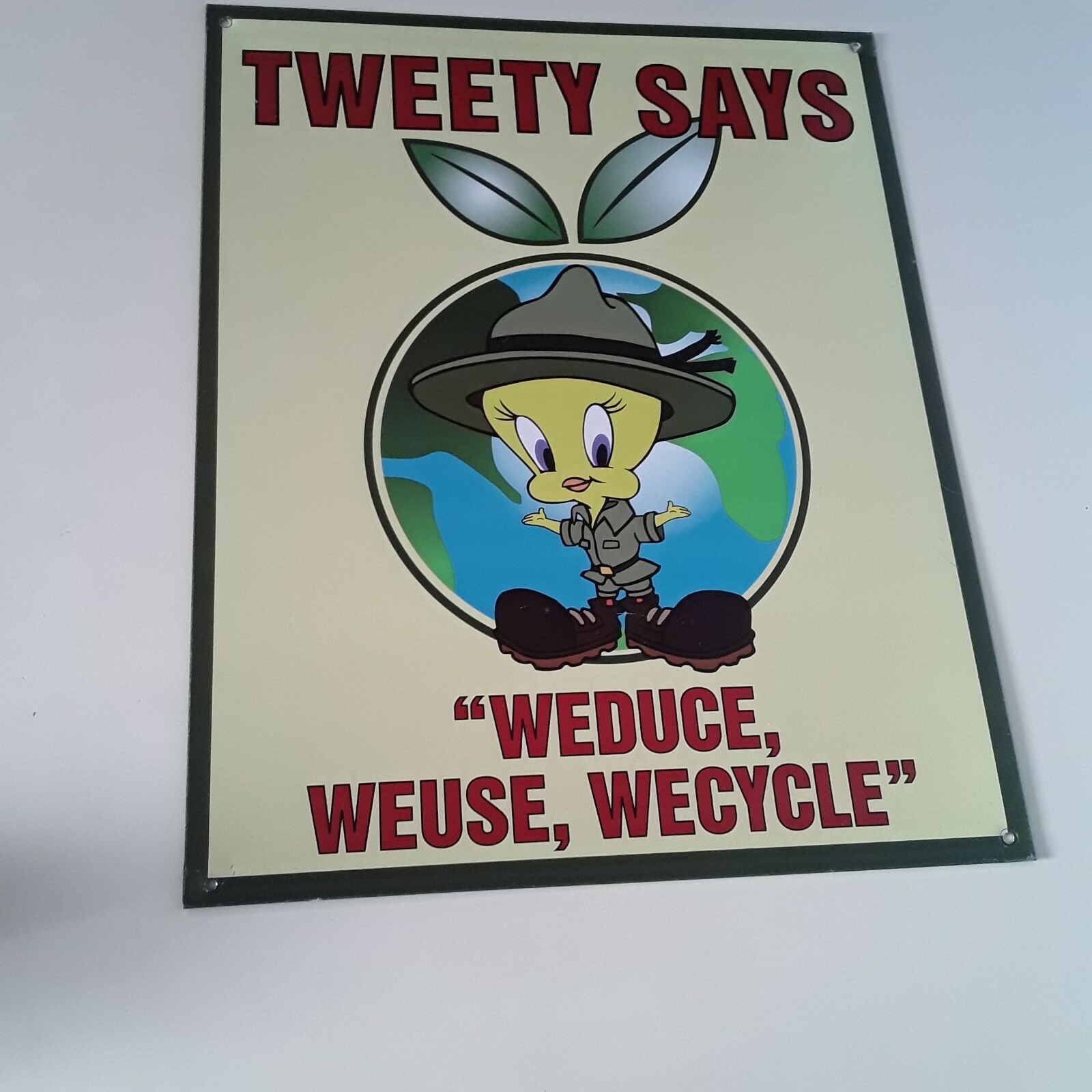 Tweety Home Decor metal poster. 12"×15" | eBay