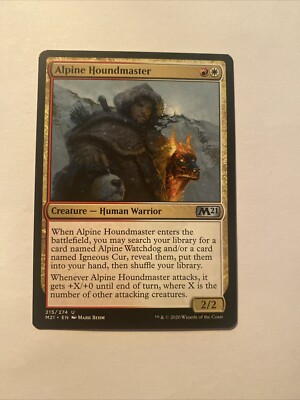 Alpine Houndmaster 215/274 M21 Core Set 2021 MTG Magic The Gathering ...