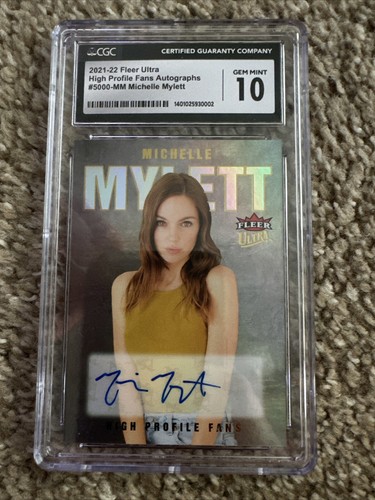 2021-22 Upper Deck Fleer Ultra High Profile Fans Michelle Mylett #5000 ...