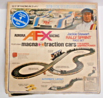 Aurora AFX Racing Set, Jackie Stewart Rally Sprint 1975 #2272 Lots of ...