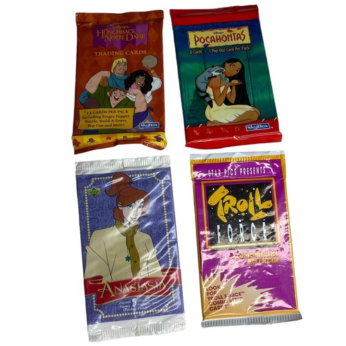 Lot Of Vintage Trading Cards Troll, Anastasia, Hunchback, And ...
