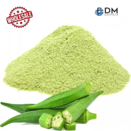 100g organic Dehydrated/dried Okra/ladies' finger ground powder for ...