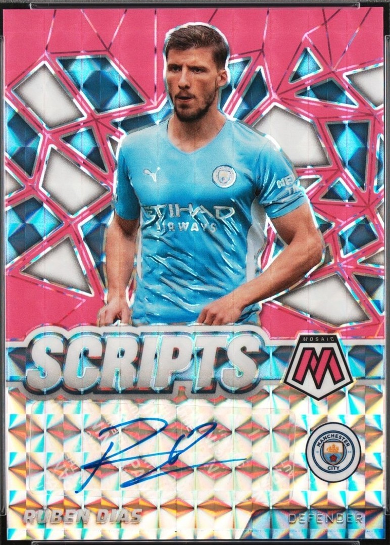 2021-22 Panini Mosaic Premier League - Scripts Ruben Dias #SM-RD ...