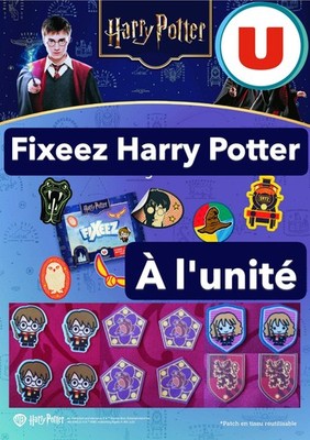 FIXEEZ Harry Potter Stickers Patch Tissu Super U 2025 au choix | eBay
