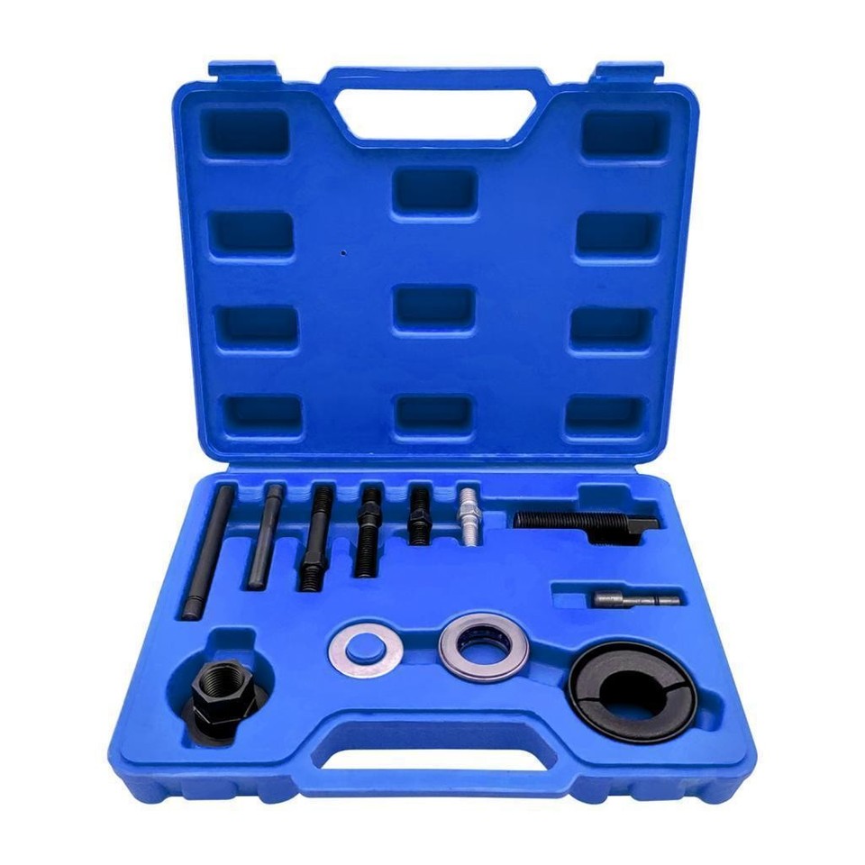Power Steering Pump Alternator Pulley Installer Set with Storage Box ...