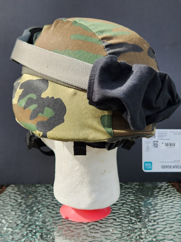 USGI Sz. L FULLY Outfitted Helmet - w/SKYDEX UPGRADES LOOK! | eBay