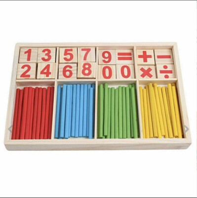 MATHEMATICAL INTELLIGENCE STICK EDUCATIONAL COUNTING STICKS LEARNING ...