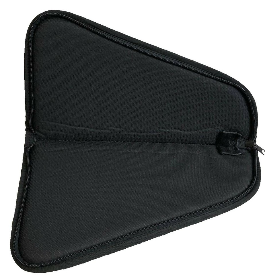 Genuine Suede Leather HANDGUN / PISTOL CASE 14" x 7.5" - LOCKABLE - NEW ...