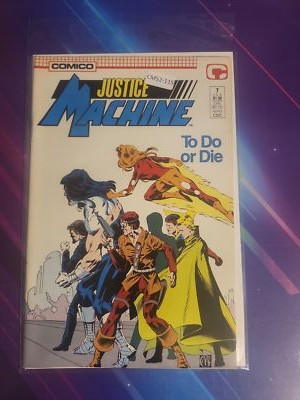 JUSTICE MACHINE #7 VOL. 2 8.0 COMICO COMIC BOOK CM52-115 | eBay